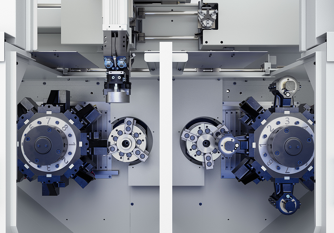 MSC 5 DUO : centre de tournage CNC à chargement frontal pour du tournage soft et économique