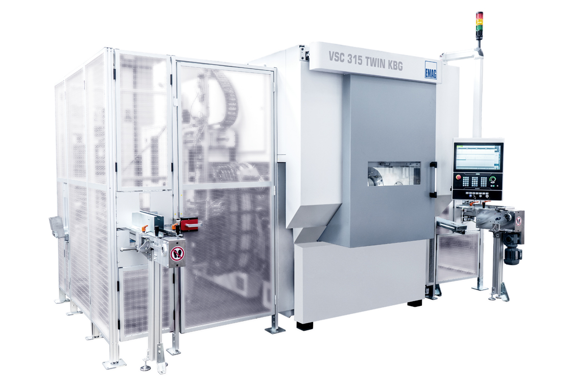 Vertical ball track milling and turning center for straight ball tracks